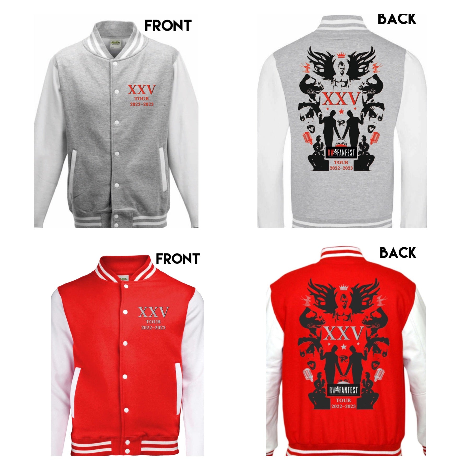 NEW - VARSITY XXV TOUR JACKET – RWFanfest